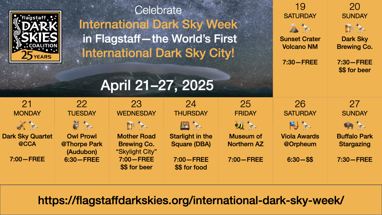 International Dark Sky Week - Flagstaff Dark Skies Coalition